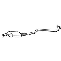 VEGAZ Mittelschalld&auml;mpfer ts216 f&uuml;r TOYOTA