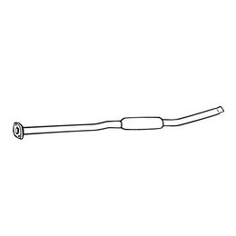 VEGAZ Mittelschalld&auml;mpfer ts182 f&uuml;r TOYOTA