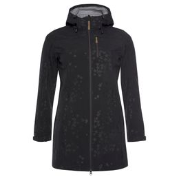Polarino Mantel Damen Gr&ouml;&szlig;e XXXL grau / schwarz