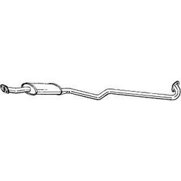 VEGAZ Mittelschalld&auml;mpfer ts184 f&uuml;r TOYOTA