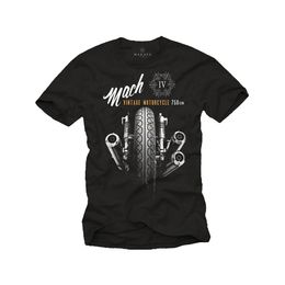 Makaya Shirt 'Mach 4' Herren Gr&ouml;&szlig;e 5XL schwarz