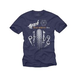 MAKAYA Shirt 'Mach 4' male size XL Blue