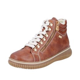 Rieker Sneaker Damen Gr&ouml;&szlig;e 42 braun / gold / wei&szlig;