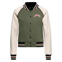 Queen Kerosin &Uuml;bergangsjacke 'Queen of Liberty' Damen Gr&ouml;&szlig;e XXL gr&uuml;n Sommerjacke