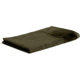 M&ouml;ve G&auml;stehandtuch &raquo;Bamboo Luxe&laquo; besonders weich & volumin&ouml;s gr&uuml;n Walkfrottier, Obermaterial: 60% Baumwolle, 40% Viskose B/L: 30cmx50cm, 1 Stk., 