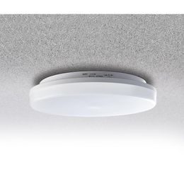 Heitronic LED Deckenleuchte &raquo;Pronto&laquo; LED-Modul 1 Stk. Warmwei&szlig; Bajonett-Anschluss, Wandlampe, Deckenlampe, f&uuml;r innen und au&szlig;en wei&szlig; 1, &Oslash; 33cm H: 4,9cm