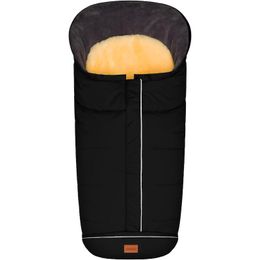 fillikid Fu&szlig;sack &raquo;Nanga Lammfell, Winterfu&szlig;sack&laquo; mit herausnehmbarer Lammfellauflage schwarz Einheitsgr&ouml;&szlig;e Fu&szlig;sack