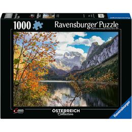 Ravensburger Puzzle &raquo;&Ouml;sterreich Collection, Vorderer Gosausee&laquo; Made in Germany bunt Pappe Einheitsgr&ouml;&szlig;e