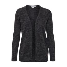 oxmo Knit Cardigan 'NENA' female size XXL Brown / mottled grey