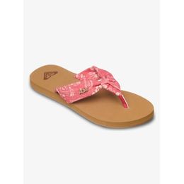 Roxy Zehentrenner 'Paia' Damen Gr&ouml;&szlig;e 42 himbeer / wei&szlig;