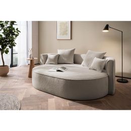 LeGer Home by Lena Gercke 2,5-Sitzer &raquo;ISALIE Boucl&eacute;, rundes Loungesofa, mit Kissen, perfekt gepolstert&laquo; moderne Stoffe, mit 4 Zierkissen, extra gro&szlig;e 