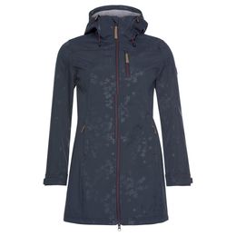Polarino Mantel Damen Gr&ouml;&szlig;e 7XL dunkelblau / braun / bordeaux