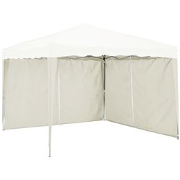 Konifera Pavillonseitenteil &raquo;Faltpavillon&laquo; wei&szlig; Polyester Einheitsgr&ouml;&szlig;e