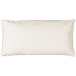 M&ouml;ve Kissenbezug &raquo; Luxery&laquo; mit elegantem Zierstick beige Satin, Obermaterial: 100% Baumwolle B/L: 80cm x 40cm, 1 Stk., Satin