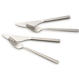 ECHTWERK Besteck-Set &raquo;Angelini&laquo; f&uuml;r Pizza, Quiche, Flammkuchen silber Chromnickelstahl 18/10 4 Stk.