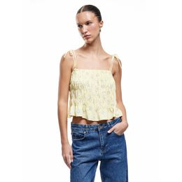 KOTON Top female size S Pastel yellow / Green / Rose