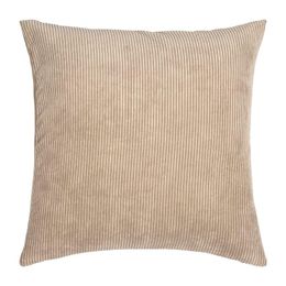 Pad Dekokissen &raquo;CASUAL&laquo; Feines Cord-Design, gro&szlig;e Farbvielfalt, in verschiedenen Gr&ouml;&szlig;en beige Polyacryl, Polyester B/L: 40cm x 40cm, 1 Stk.