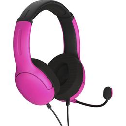 PDP - Performance Designed Products Kopfh&ouml;rer &raquo;PDP Headset Airlite Stereo lila Playstation 4/5&laquo; Rauschunterdr&uuml;ckung Stummschaltung pink Offizielles 