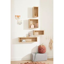 Paidi Wandregal &raquo;Wandbox Q&laquo; viele Farbvarianten braun Holzwerkstoff B/H/T: 35cm x 35cm x 18,7cm, 1 Stk. offenes Fach