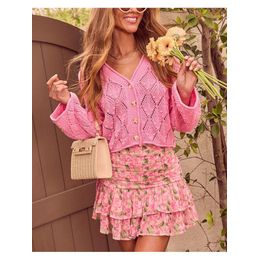 Milan Kiss Cardigan in Rosa - 64% | Gr&ouml;&szlig;e L | Damen-pullover-cardigans