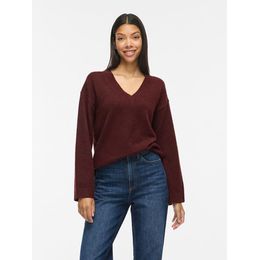Vila Pullover "Liga" in Bordeaux - 22% | Gr&ouml;&szlig;e S | Damen-pullover-cardigans