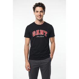 Gant Herren T-Shirt &raquo;GRAPHIC&laquo; schwarz L