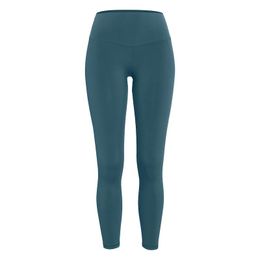 Lascana Active Damen LASCANA ACTIVE Funktionsleggings mit Shaping-Eins&auml;tzen blau M, N-Gr