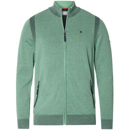 Babista Strickjacke 'Ferleo' Herren Gr&ouml;&szlig;e M gr&uuml;n / schwarz