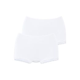 Lascana Damen Lascana Panty 2er-Pack, aus hochwertiger Modal-Qualit&auml;t mit Spitze 32/34