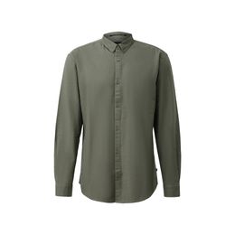 QS Button Up Shirt male size S Khaki