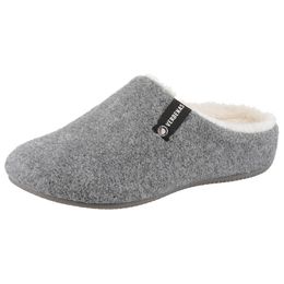 VERBENAS Damen VERBENAS Pantoffel &raquo;York Picos Pet&laquo; Homeslipper, Clog, Hausschuh mit w&auml;rmender Innenausstattung grau 40