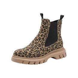 Marco Tozzi Chelsea Boots Damen Gr&ouml;&szlig;e 41 beige / braun
