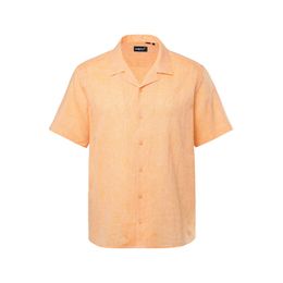 Men Plus Button Up Shirt male size 8XL mottled orange