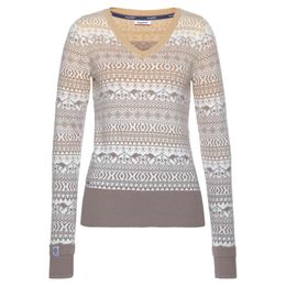 Kangaroos Pullover Damen Gr&ouml;&szlig;e XXL/XXXL braun / gelb