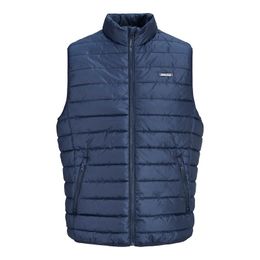Jack & Jones Jack & Jones Herren Steppweste &raquo;JJELVIS LIGHT BODYWARMER COLLAR&laquo; Kunstfaser, regular fit blau M