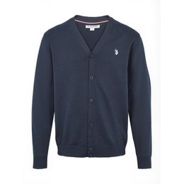 U.S. Polo Assn. Cardigan ' UMDolovan ' Herren Gr&ouml;&szlig;e M saphir