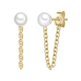 Glanzst&uuml;cke M&uuml;nchen Glanzst&uuml;cke M&uuml;nchen Earrings female size One size yellow gold / Pearl white