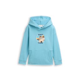 Tom Tailor Sweatshirt Jungen Gr&ouml;&szlig;e 128/134 beige / hellblau / schwarz