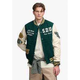 Superdry & Co Between-Season Jacket male size XXL Beige / Yellow / Green