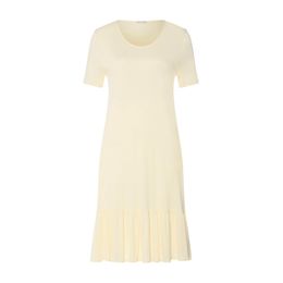 Hanro Nightgown ' Isabella ' female size L Cream / Light yellow