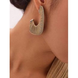 Lanlivia Ohrringe Damen Gr&ouml;&szlig;e One Size beige