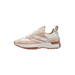 Pepe Jeans Sneaker 'LUCKY ORIGINAL' Damen Gr&ouml;&szlig;e 37 beige / rosa / wei&szlig; Sommerschuhe