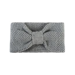 styleBREAKER Headband 'Stirnband mit Knoten und Perl Strickmuster' female size One size Black