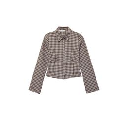 KOTON Bluse Damen Gr&ouml;&szlig;e XXXL braun / wei&szlig;