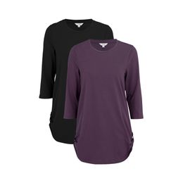 Cellbes Of Sweden Tunika Damen Gr&ouml;&szlig;e XXL/XXXL dunkellila / schwarz