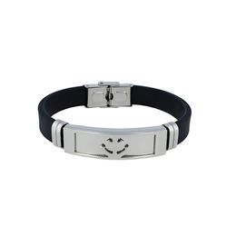 Akzent Armband 'Kamryn, langlebig' Herren Gr&ouml;&szlig;e 17 cm schwarz