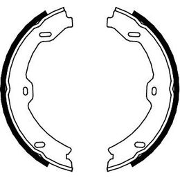 TRISCAN Bremsbackensatz, Feststellbremse 810023031 f&uuml;r Mercedes