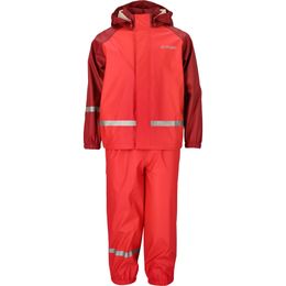 ZIGZAG Sportanzug 'GILBO' Jungen Gr&ouml;&szlig;e 104 grau / rot / bordeaux