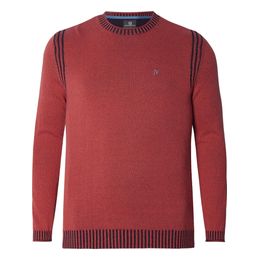 Jan Vanderstorm Pullover 'Gertlund' Herren Gr&ouml;&szlig;e L rot / schwarz