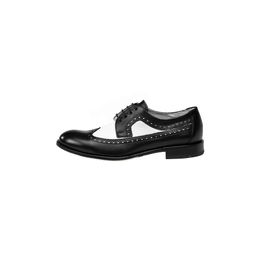 Lloyd Schn&uuml;rschuh 'Lionel' Herren Gr&ouml;&szlig;e 44.5 schwarz / wei&szlig;